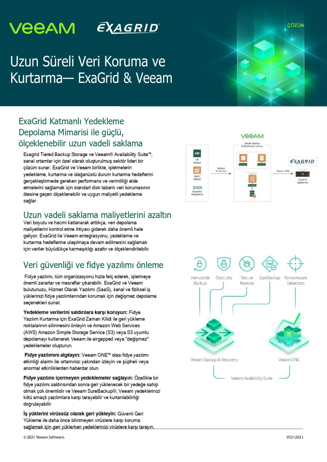 ExaGrid & Veeam Uzun Süreli Veri Koruma & Kurtarma - Inforte Bilişim A.Ş.